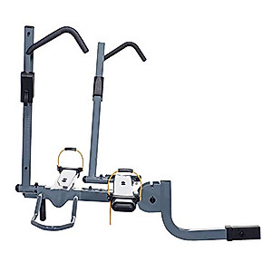 Capstone Car Racks and Bicycle Accessories Elite 2.0 Hitch Rack for 2 Bikes, Gray