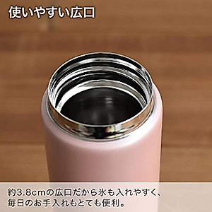 Tiger Thermos Bottle MMX-A022HS TIGER Mug Bottle, 6.8 fl oz (200 ml), Sahara One-Touch Lightweight, Sky Gray