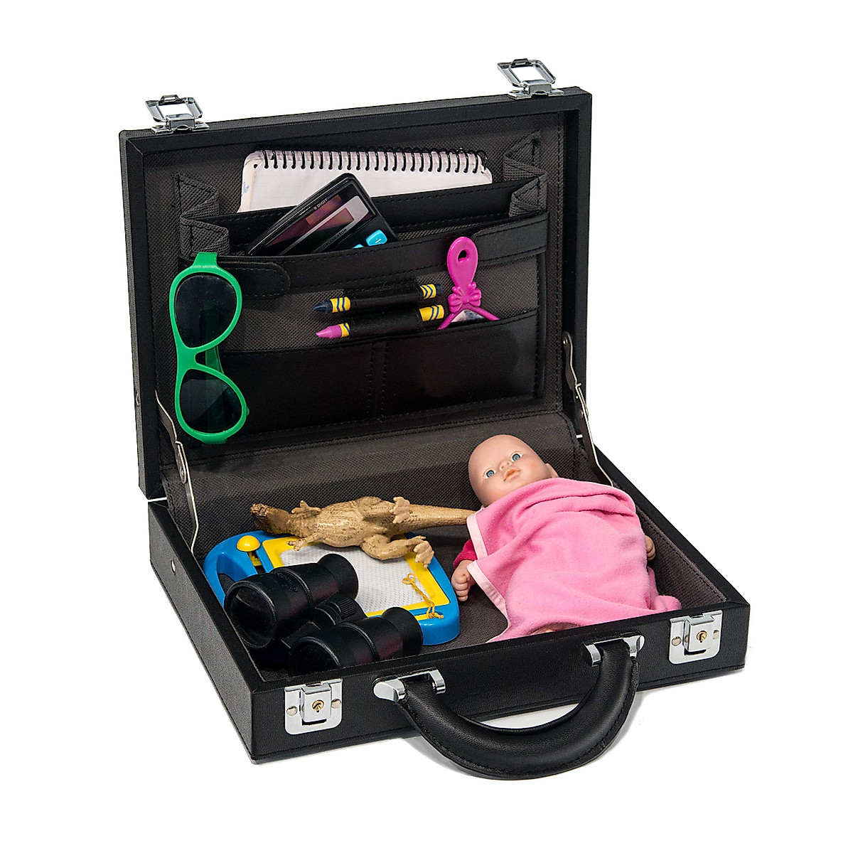 Childs dress up Briefcase, Kids pretend play suitcase, toy