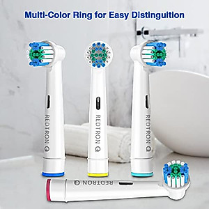 Replacement Brush Heads for Oral B (16 Count), Electric Toothbrush Replacement Heads for Precision Clean, Rechargeable Toothbrush Heads Compatible with Oral B Pro1000 Pro3000 Pro5000 Pro7000 and More…