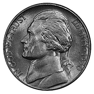 1950 D Jefferson Nickel Seller Choice/Gem BU