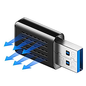 Cudy WU1300 AC 1300Mbps WiFi USB Adapter for PC, USB 3.0, USB WiFi Dongle, 5Ghz /2.4Ghz, WiFi USB, USB Wireless Adapter for Desktop/Laptop, Compatible with Windows Vista /7/8/8.1/10, mac OS, Linux