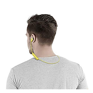 Sony WI-SP600N Premium Waterproof Bluetooth Wireless Extra Bass Sports in-Ear 6 Hr of Playback Headphones/Microphone (International Version) (Yellow)
