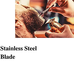 Metal Hair Clipper Attachment - Outliner Blade, Cool Touch Replacement Clipper Blades, Ultra Touch Trimmer Blade Fit To Oster Models By Andis (Size 000 (.2mm))