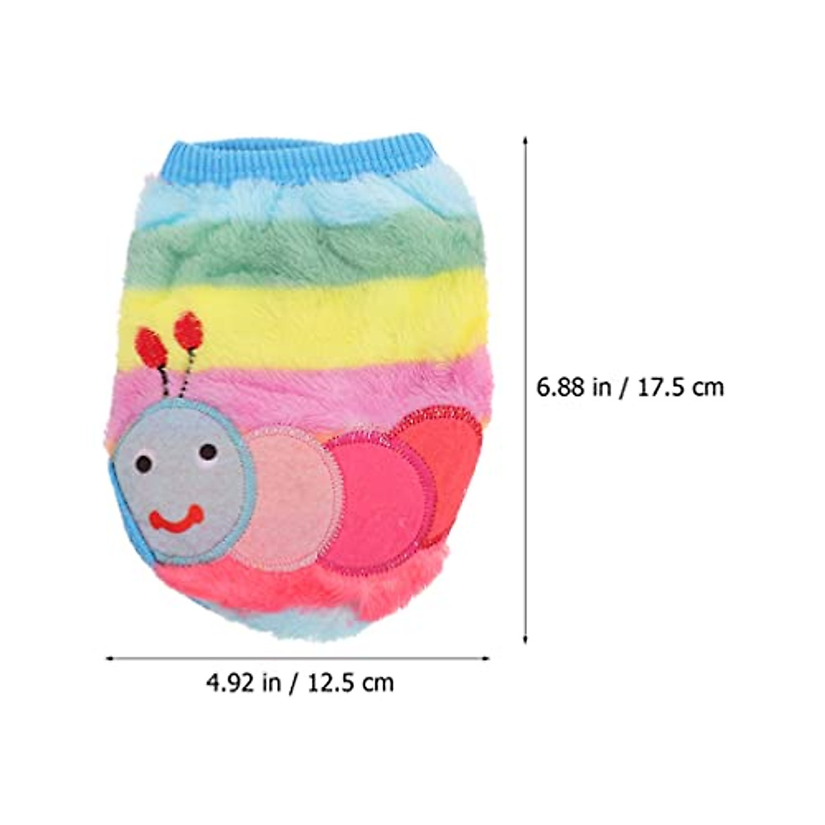 POPETPOP Warm Pet Shirts 4pcs Small Dog Winter Clothes Rabbit Warm Clothes Coral Fleece Animal Vest T-Shirt Warm Bunny Rabbit Apparel for Cat Puppy Kitten Ferret Chihuahua