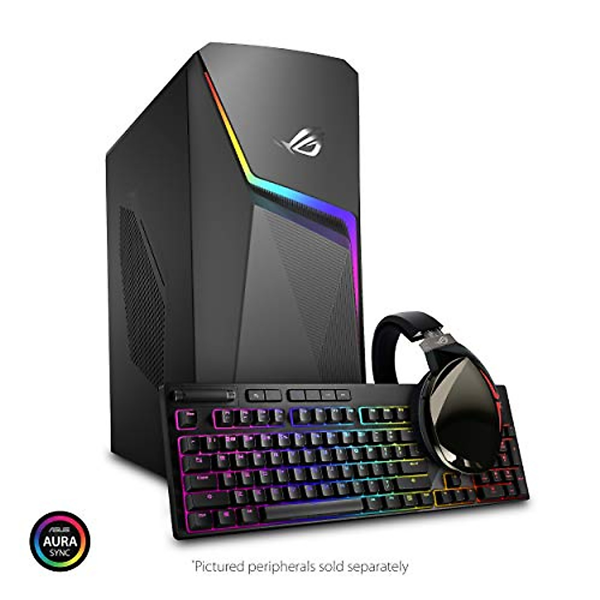 ROG Strix GL10CS Gaming Desktop PC, Intel Core i7-9700K, GeForce GTX 1660 Ti, 16GB DDR4 RAM, 512GB SSD + 1TB 7200RPM HDD, Wi-Fi 5, Windows 10 Home, GL10CS-DB762