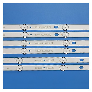 DAYHOM Tira Fit for Conduzida Da Fit for Lâmpada Do Luminoso for Fit for Lg Fit for Innotek 17y 60 Polegadas A Type_rev0.0 60uj6300 60uj63_uhd A B C D 60uj6050 60uj