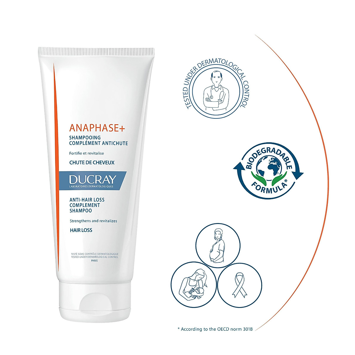 Ducray Anaphase Stimulating Cream Shampoo 200ml