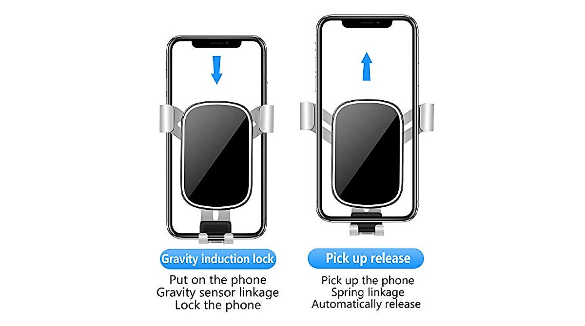 musttrue LUNQIN Car Phone Holder for Volvo S60