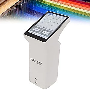 Color Difference Tester, 20mm Measuring Aperture QC Detection ABS High Accuracy Digital Colorimeter LS175 with U Disk for Textile Fabrics