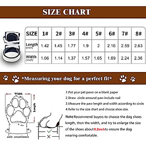 BESUNTEK Pet Dog Shoes, Puppy Canvas Sport Shoes Sneaker Boots, Non Slip Causal Shoes Dog & Cat Paw Protective Cover for Outdoor Walking, Sports and Hot Pavement, 4pcs