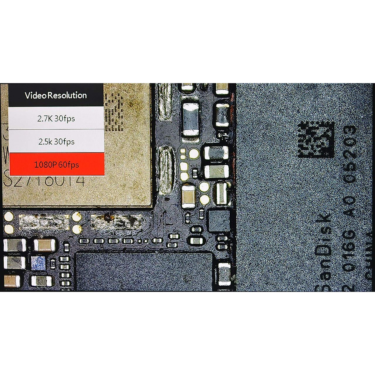 HAYEAR 34MP 2K 1080P 60FPS Full HD HDMI USB Electronic Digital Video Soldering Microscope Camera Magnifier +150X Zoom C-Mount Lens + Adjustable Illumination for Cell Phone PCB Repairing Portable