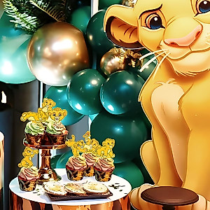 28 Pcs Safari Table Centerpieces Baby Shower Decorations Centerpiece Sticks Oh Baby Centerpieces Tables Toppers for Boys Kids Party Supplies