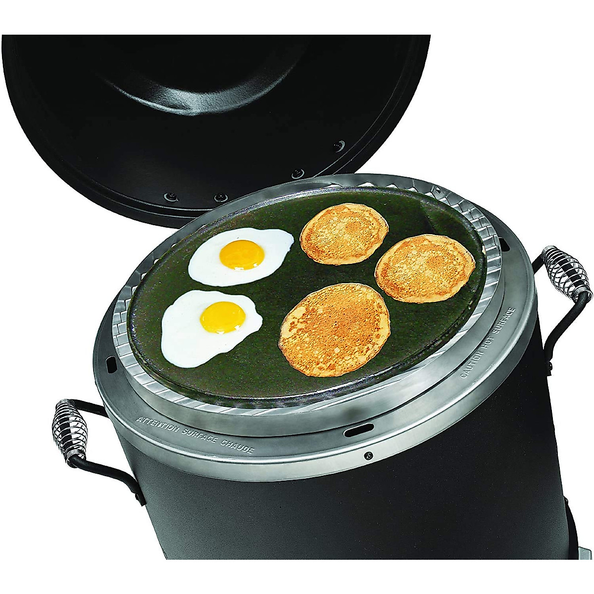 Char-Broil Big Easy Smoker Roaster Grill Cast Iron Griddle