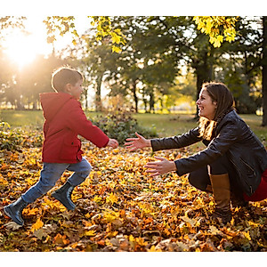 DADAWEN Boys Girls Waterproof Lace Up Mid Calf Combat Boots With Side Zipper for Toddler/Little Kid/Big Kid Black US Size 2 M Little Kid