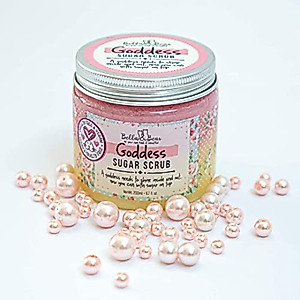 Bella and Bear Goddess Sugar Scrub, No Parabens, New Fragrance, Cruelty-Free, Vegan-Friendly Exfoliating, 6.7oz