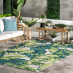 nuLOOM Lisa Floral Indoor/Outdoor Area Rug, 9x11, Multi