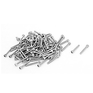 uxcell 14mm Long M1.6x12mm Stainless Steel Hex Socket Head Cap Screws 100 Pcs
