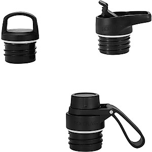 IRON °FLASK Sports Water Bottle - 24 Oz - 3 Lids (Narrow Spout Lid) Leak Proof, Durable Vacuum Insulated Stainless Steel - Hot & Cold Double Walled Insulated Thermos - Mothers Day Gifts