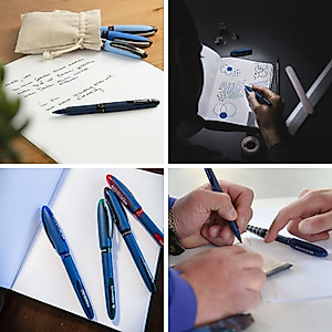 Schneider One Business Rollerball Pen, 0.6 mm Ultra-Smooth Tip, Blue Barrel, Blue Ink, Blister Pack of 1 Pen (78303)