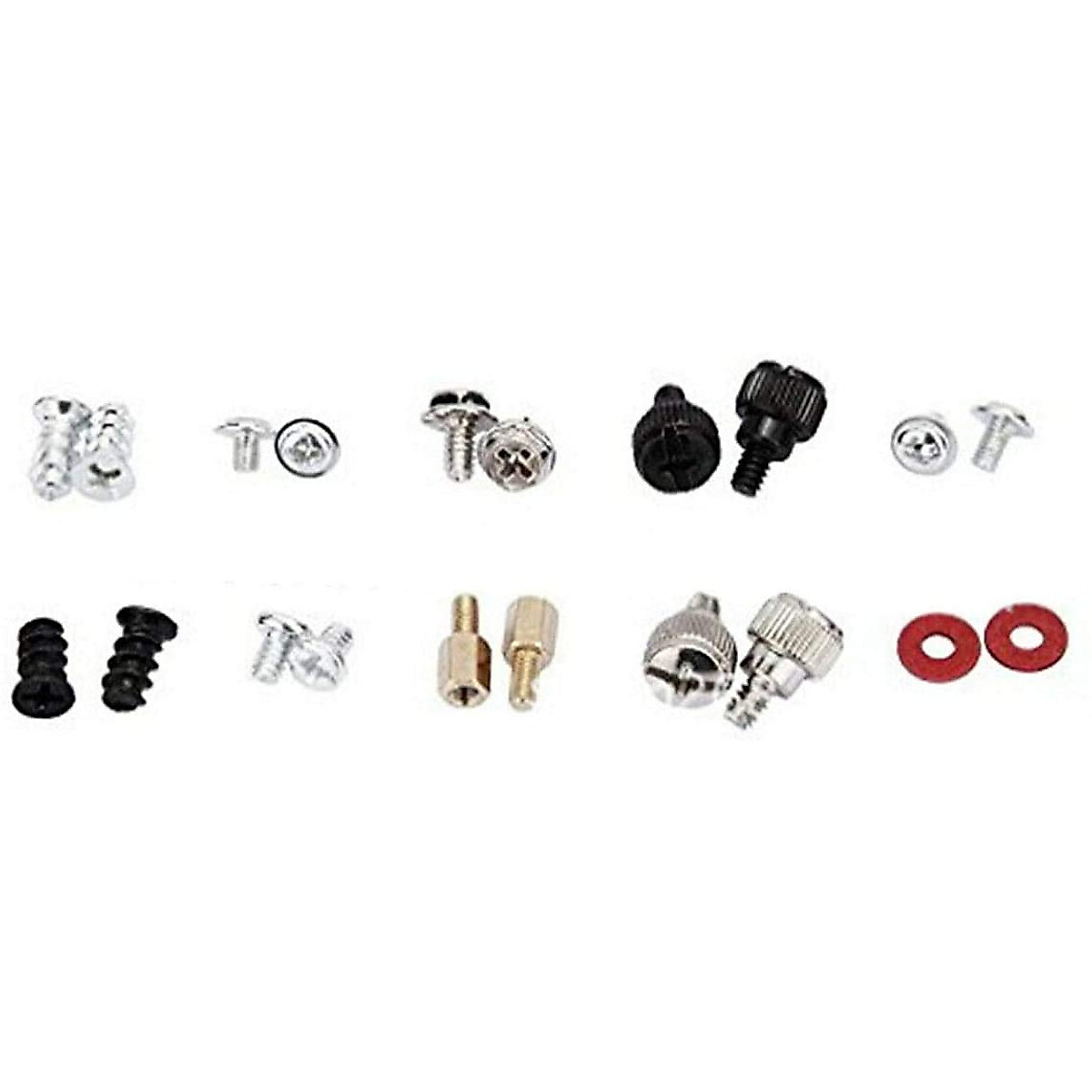 Life-Q 228PCS Personal Computer Screw Standoffs Set Kit, M3/M3.5/M5 Laptop Screws for Hard Drive Computer Case Motherboard Fan Power Graphics CD-ROM