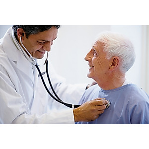 Premium Black Stethoscopes Double Tube Adult and Pediatric Stethoscope - Ideal Gift for EMT, Nurse, Doctor, Medical Student, Paramedic and First Responders Includes Accessories