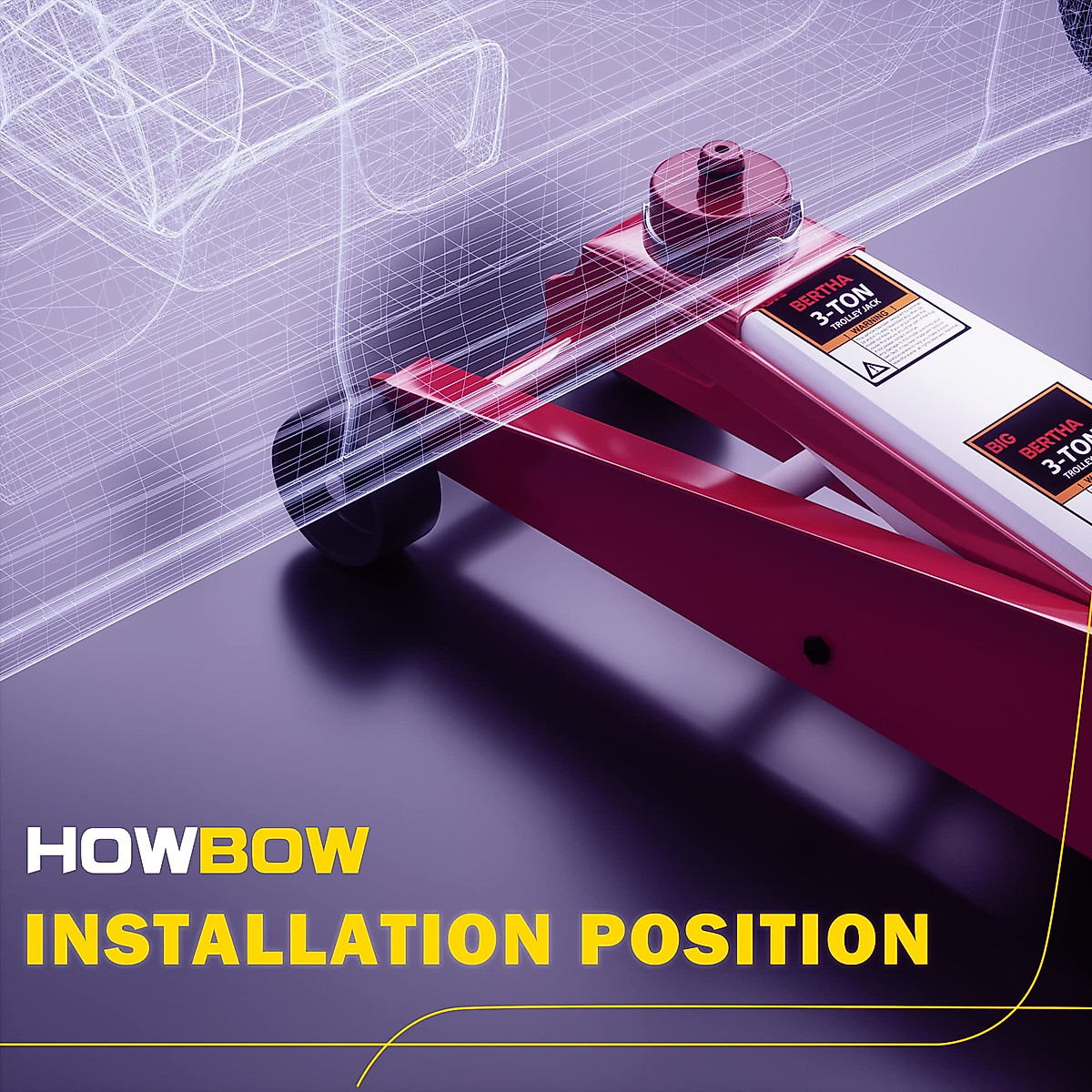 Jack Pad for Tesla Model 3 Y S X, Tesla Lifting Pucks Upgraded Polyurethane Jack Adapter Accessories Without Stinks, Howbow Floor Jack Tire Repair Tool Protects Battery & Chassis 4Pcs Red with Bag1