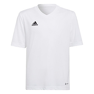 adidas Kids' Entrada 22 Jersey, White, Small