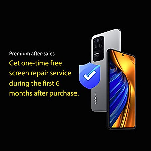 Poco F4 5G + 4G LTE 256GB + 8GB Global Version Unlocked 6.67" 120Hz 64Mp Triple Camera (Not Verizon Sprint Boost Cricket Metro At&T) + (w/Fast Car 51W Charger Bundle) (Night Black)