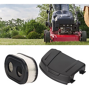 Lawn Mower Air Filter Cover, Air Cleaner Cartridge Filter for 594575 Suitable for Lawn Mower Models 650EXI 675EXI 675IS, lawnmower replacement parts