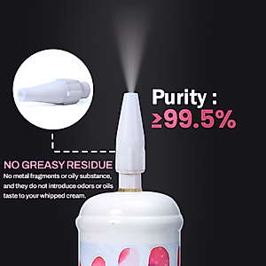 Whipped Cream Charger Cylinder Food Grade Tank Pure whipped cream dispenser 615g Cartridges (4 Cylinder)