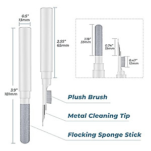 Cleaning Pen for Airpods, for Men Dad Boyfriend Multi-Function Earbuds Cleaner Kit Soft Brush for iPad iPhone Samsung Wireless Earbuds for Bluetooth Earphones Case Cleaning Tools