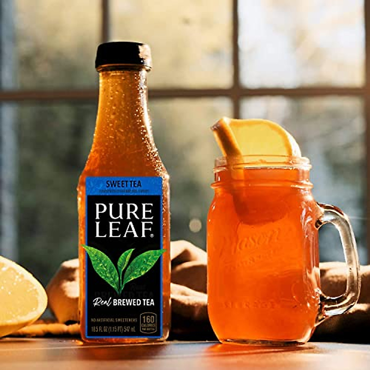 Pure Leaf Iced Tea Bottles Sweet, 18.5 Fl Oz (Pack of 12)