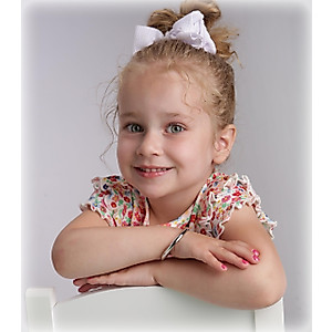 Children's .925 Sterling Silver Baby Bangle Bracelet for Babies, Toddlers and Little Girls (Child-Medium)