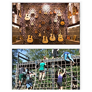 RZM Children Baby Safety Net Mesh, Climbing Net Child Protection Net Stair Safety Net Hemp Rope Net Balcony Anti-Fall Net Partition Net Photo Wall Decoration Net (Size : 1x2m)