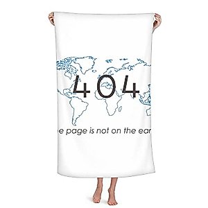 Programmer 404 Error Page Not On Earth Throw Blanket Soft Warm Flannel