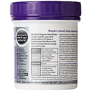 Ronseal RSLMPWFN250G 250g Natural Multi-Purpose Wood Filler Tube