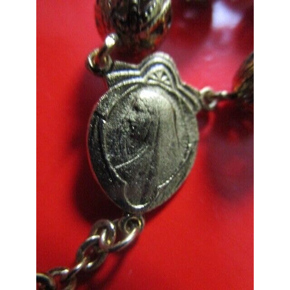 Rosary Christianity Prayer Reliquary Compatible with RELIC Compatible with Vintage PEALS Beads Filigree PICK1 (Number: 1- Golden Filigree)