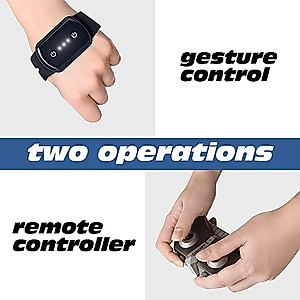 Tecnock Remote Control Car, RC Cars Double Sided 360° Rotating Toy Car, Gesture Sensing RC Stunt Car with Headlights and Wheel Lights, Ideal Gifts for Boys Girls