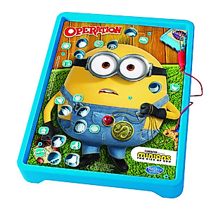 Hasbro Gaming Operation Game: Minions: The Rise of Gru Edition Board Game for Kids Ages 6 and Up; Classic Operation Gameplay; for 1 or More Players