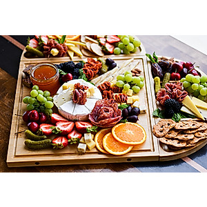 Generic 3 Piece Magnetic Charcuterie Boards Gift Set: Charcuterie Board Set, Bamboo Cheese Board Set for Mom | House Warming Gifts New Home | Wedding Gifts for Couple, Bridal Shower Gift