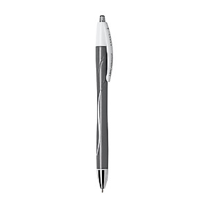 BIC Glide Exact Retractable Ball Point Pen, Fine Point (0.7 mm), Black, Precise Lines For Clean Writing, 3-Count