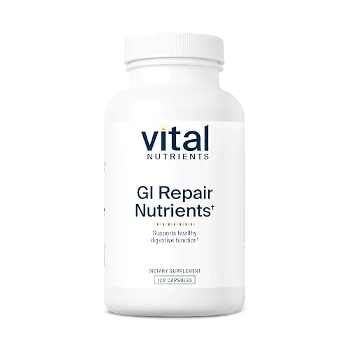 Vital Nutrients GI Repair Nutrients | Leaky Gut Capsule with L Glutamine and N-Acetyl | Digestive Enzyme Supplement to Support Gut Health and Digestion | Gluten and Dairy Free | 120 Capsules