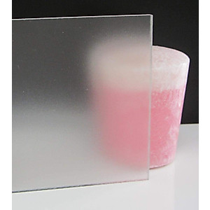 1/8" (0.118") Frosted Matte Acrylic Sheet 12"x12" Cast Plexiglass 3mm Thick NOMINAL Size AZM