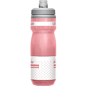 CamelBak Podium Chill Insulated Bike Water Bottle - Easy Squeeze Bottle - Fits Most Bike Cages - 21oz, Reflective Pink