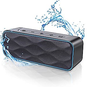 Maoifaec 20W Waterproof Bluetooth Speaker, Portable Wireless Speakers with 28H Playtime, IPX7 Waterproof, Wireless Stereo Pairing, Bluetooth 5.0 Speaker for Shower Home Outdoors Travel