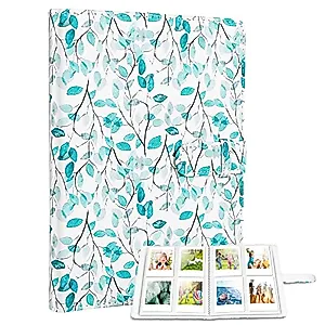 Ablus 128 Pockets Mini Photo Album for Fujifilm Instax Mini Camera, Polaroid Snap, Z2300, SocialMatic Instant Cameras & Zip Instant Printer (Leaves)