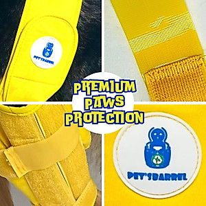 PET’SBARREL Dog Knee Brace for Torn ACL Hind Leg Problems - Support and Relief for Rear Limb Health. Lick Sleeve for Dogs Rear Leg. Dog Leg Braces for Back Leg. ACL Brace for Dogs Rear Leg.