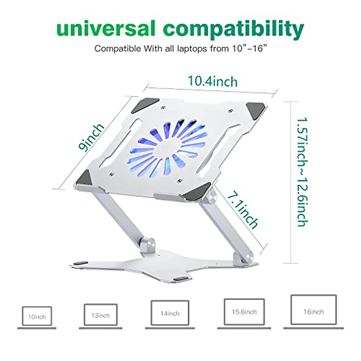 DXX Laptop Stand with 2 USB Ports