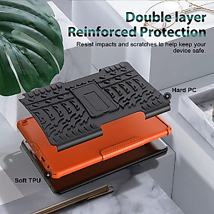 ROISKIN Kickstand Case for 2021 Release Tablet 10 & 10 Plus Case 11thgeneration Without Screen Protector, Not for 10 inch iPad TCL Samsung